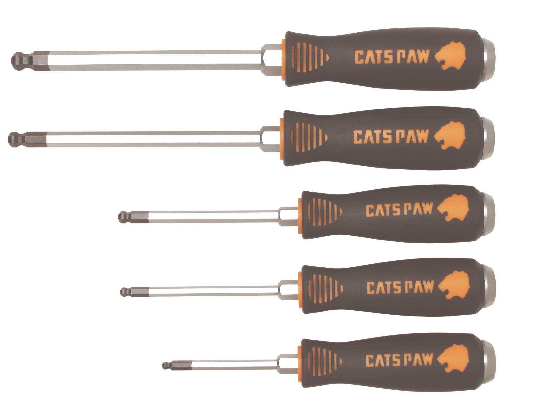 CatsPaw 5-piece SAE Hex Ball Driver set | Vehicle Service Pros