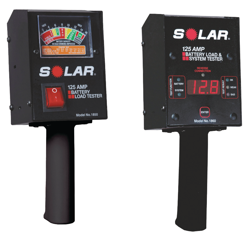 Solar Analog (No. 1850) and Digital (No. 1860) Fixed Load Testers ...