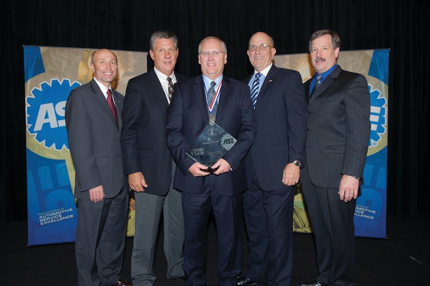 David White named AYES Instructor of the Year | Vehicle Service Pros