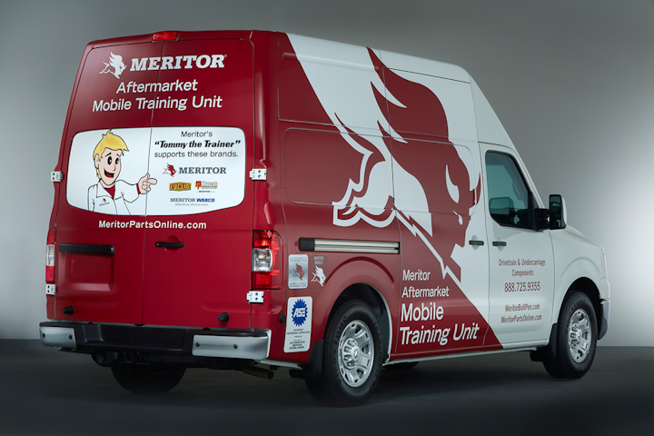 Meritor reveals new specialized training trucks | Vehicle Service Pros