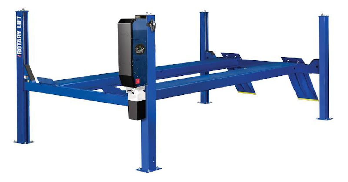 Rotary Lift Shockwave technology now available on four-post models ... Rotary Lift Shockwave technology now available on four-post models ...