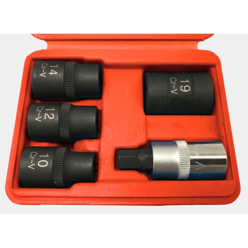 5-pc 5-Point Socket Set | Vehicle Service Pros