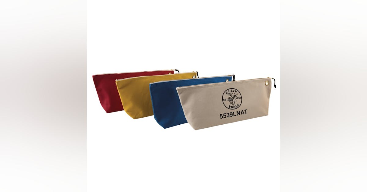 Klein Tools introduces Large Canvas Zipper Bags | Vehicle Service Pros Klein Tools introduces Large Canvas Zipper Bags | Vehicle Service Pros