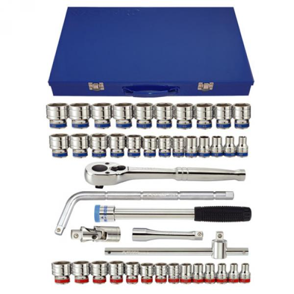 1/2" Drive 43-pc Socket Set SAE and Metric, No. A4504CR | Vehicle ...