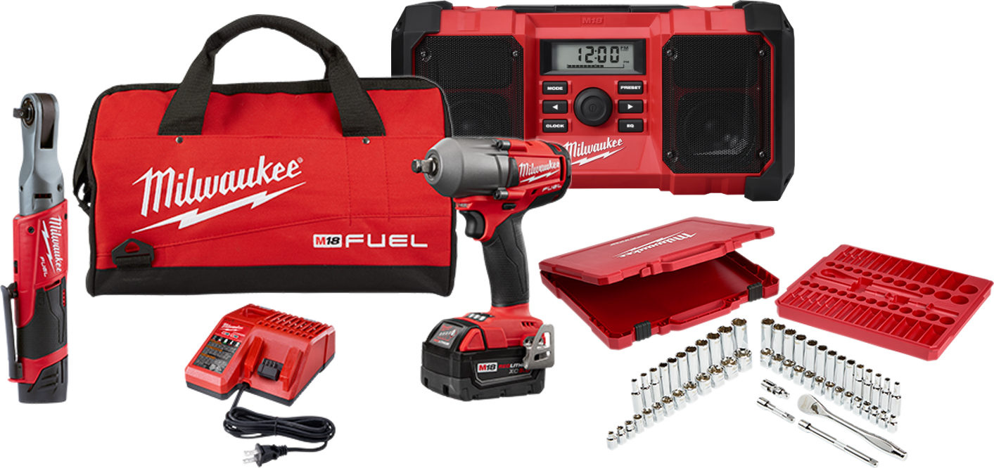Power Tool, Ratchet, and Radio Prize Pack | Vehicle Service Pros