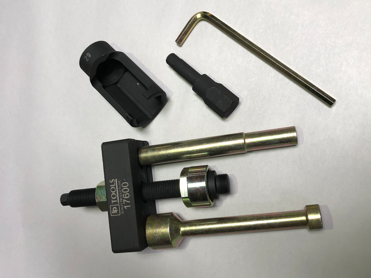 Sprinter Injector Puller Kit, No. 17600 From: SP Tools/Schley Products ...