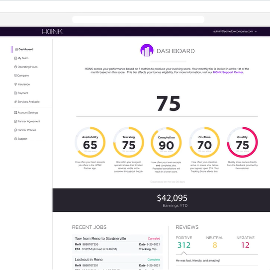 HONK launches advanced business management tools for towing ...