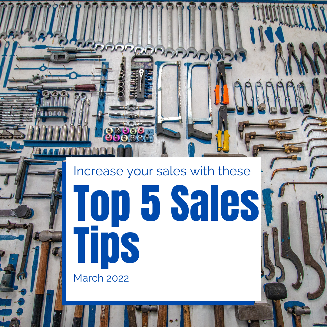Top 5 sales tips: March 2022 | Vehicle Service Pros
