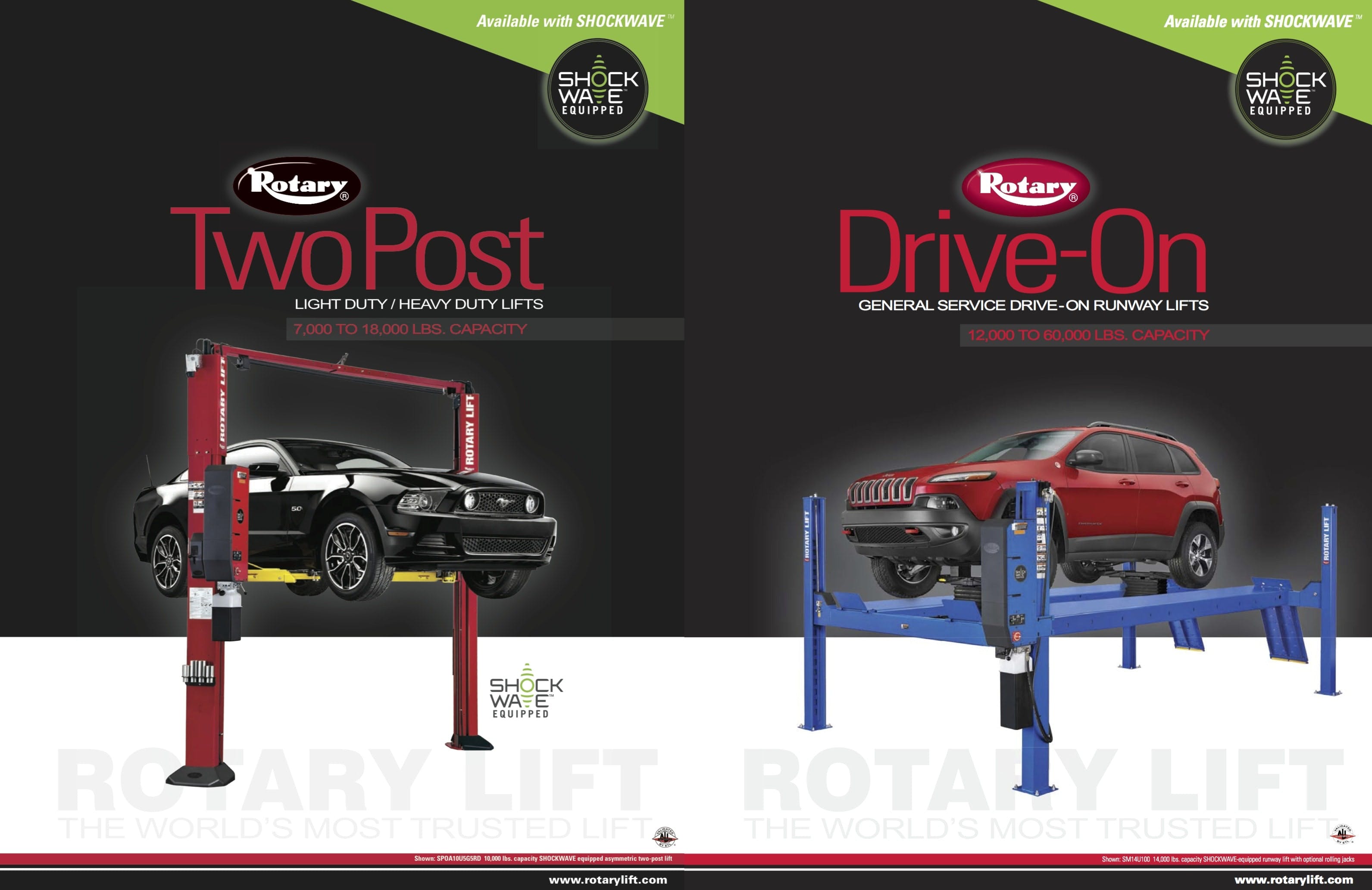 Rotary Lift's two new brochures make it easier to compare makes and ...