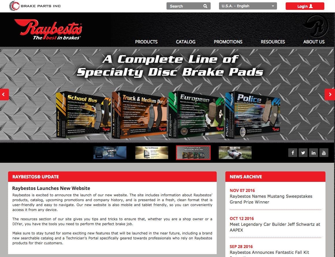 Raybestos Introduces New Website | 2016-12-20 | Vehicle Service Pros