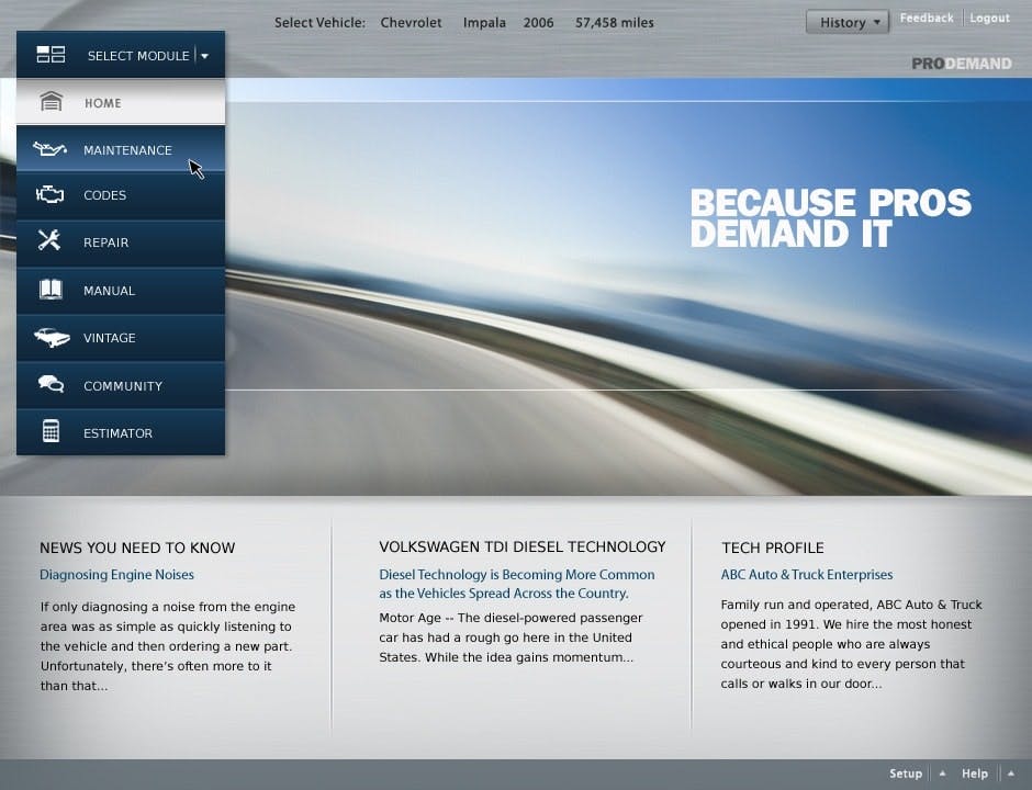 Mitchell 1 launches ProDemand software | 2011-11-02 | Vehicle Service Pros