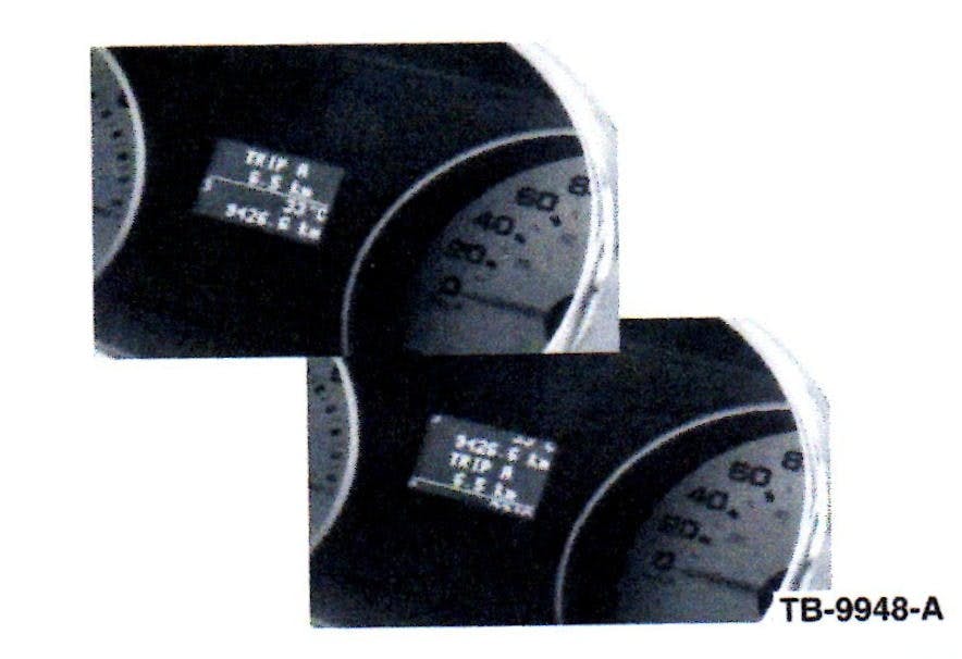 Strange ODO display | 2013-02-25 | Vehicle Service Pros