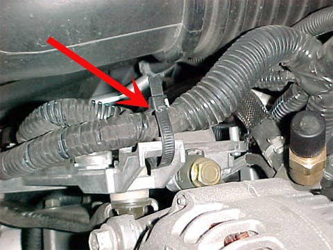 GMC Wire Chafing | 2016-04-25 | Vehicle Service Pros