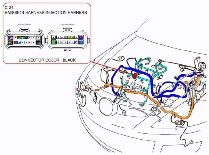 Oily Connector for Mazda | Vehicle Service Pros