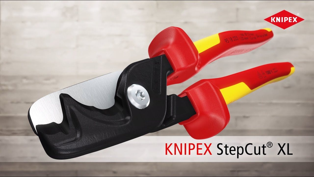 Video: KNIPEX 9" StepCut XL Cable Cutter, No. 95 11 225 | Vehicle ...
